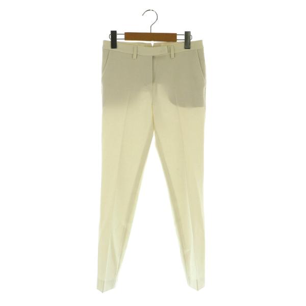 スローウェア SLOW WEAR INCOTEX AMELIA ストレッチウールスリムテーパードパンツ 36 オフホワイト /MY ■OS レディース【ブランド】スローウェア SLOW WEAR【表記サイズ】36【実寸サイズ】ウエスト：68...