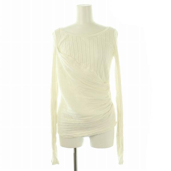 ガリャルダガランテ GALLARDAGALANTE ネイビー NAVY フロントデザインコットンカットソー 長袖 F ホワイト /HK ■OS ■SH レディース【ブランド】ガリャルダガランテ GALLARDAGALANTE【表記サイズ】F...