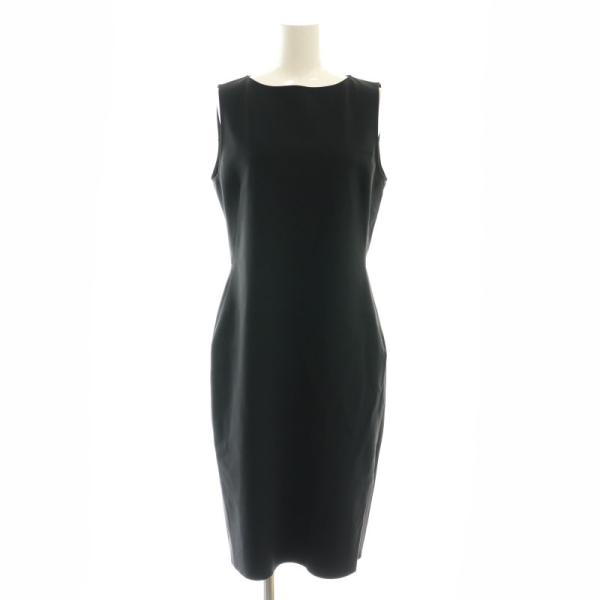 セオリー Theory SETTLE ノースリーブワンピース ロング 4 ブラック /HK ■OS ■SH レディース【ブランド】セオリー Theory【表記サイズ】4【実寸サイズ】身幅：43cm　着丈：97.5cm　　【素材】ナイロン、ポ...