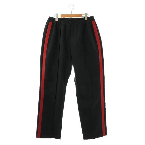 サウザンズ  THOUSANDS 1000S フェイクスエードトラックパンツ イージー L ブラック TH-005 /DF ■OS ■SH メンズ【表記サイズ】L【実寸サイズ】ウエスト：72cm　もも幅：37.5cm　裾幅：22.5cm　股...