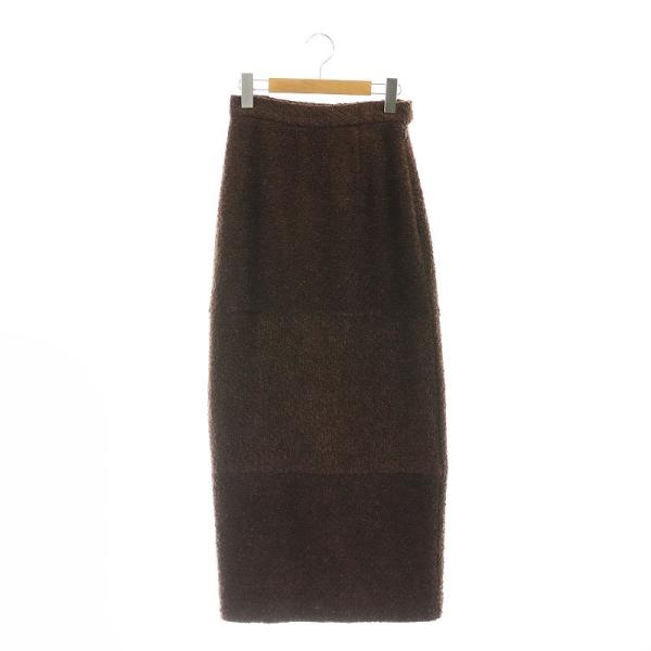 アメリヴィンテージ Ameri VINTAGE アメリ AMERI GLITTER TWEED I LINE SKIRT タイトスカート ロング S ブラウン /DF ■OS レディース【ブランド】アメリヴィンテージ Ameri VINTA...