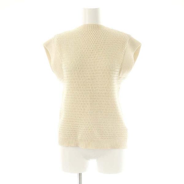 トゥデイフル TODAYFUL Backopen Lily-yarn Knit ローゲージ ニット ノースリーブ F アイボリー /HK ■OS レディース【ブランド】トゥデイフル TODAYFUL【表記サイズ】F【実寸サイズ】身幅：38c...