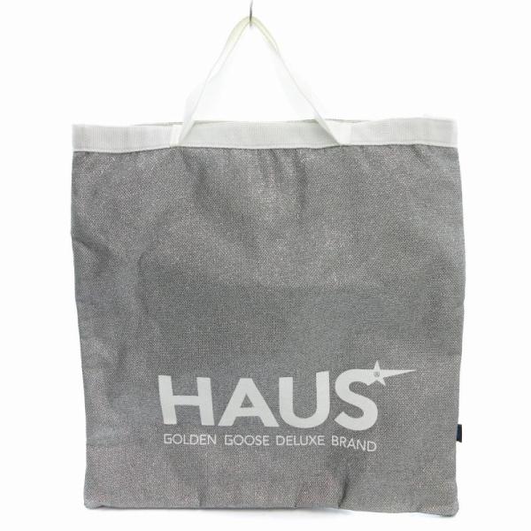 ハウスゴールデングース haus golden goose トートバッグ ショルダー 2WAY ラメ加工 1 銀色 シルバーカラー /UD レディース【表記サイズ】1【実寸サイズ】持ち手の長さ：約24cm　ヨコ：約44cm　タテ：約45cm...