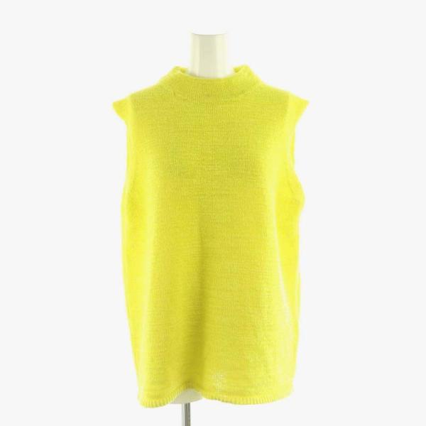 セオリー Theory ARTES MOCK NECK TP ニットベスト プルオーバー S 黄 イエロー /AT ■OS レディース【ブランド】セオリー Theory【表記サイズ】S【実寸サイズ】身幅：50cm　着丈：62cm　　【素材】...
