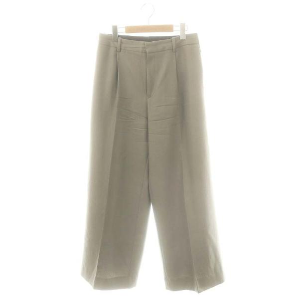 ドゥーズィエムクラス DEUXIEME CLASSE 23AW Engaging ワイドパンツ バギー ウール 38 カーキグレー /ES ■OS レディース【ブランド】ドゥーズィエムクラス DEUXIEME CLASSE【表記サイズ】38...