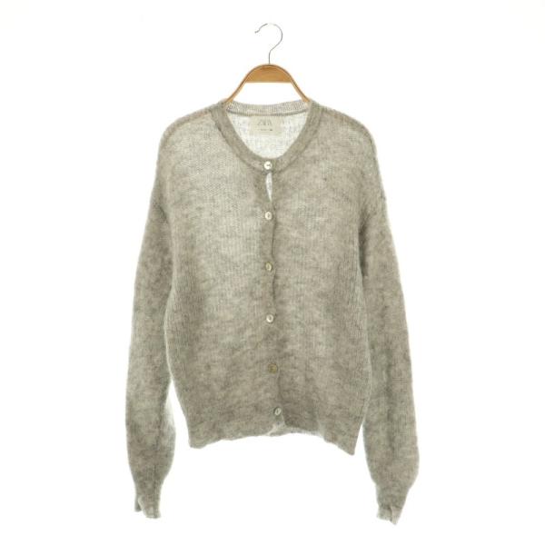 ザラ ZARA アルパカカーディガン ニット 13-14 164cm グレー /ES ■OS キッズ【ブランド】ザラ ZARA【表記サイズ】13-14 164cm【実寸サイズ】肩幅：50cm　身幅：49cm　着丈：57cm　袖丈：59cm　...