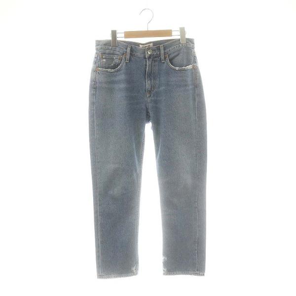 エーゴールドイー AGOLDE feel good jeans デニムパンツ ジーンズ スリム ダメージ加工 26 ブルー /ES ■OS レディース【表記サイズ】26【実寸サイズ】ウエスト：75cm　もも幅：27cm　裾幅：17.5cm　...