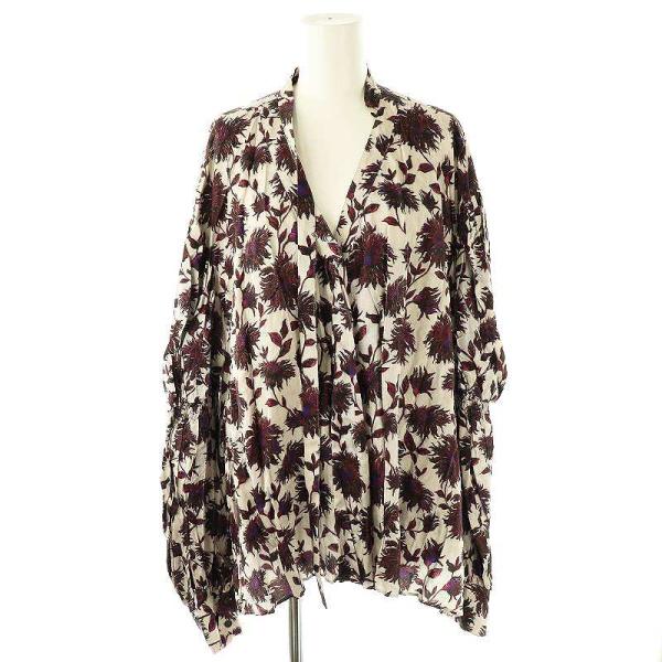 ミュラー オブ ヨシオクボ muller of yoshiokubo GRANADA ブラウス 花柄 38 ベージュ 茶 /MI ■OS レディース【ブランド】ミュラー オブ ヨシオクボ muller of yoshiokubo【表記サイズ...