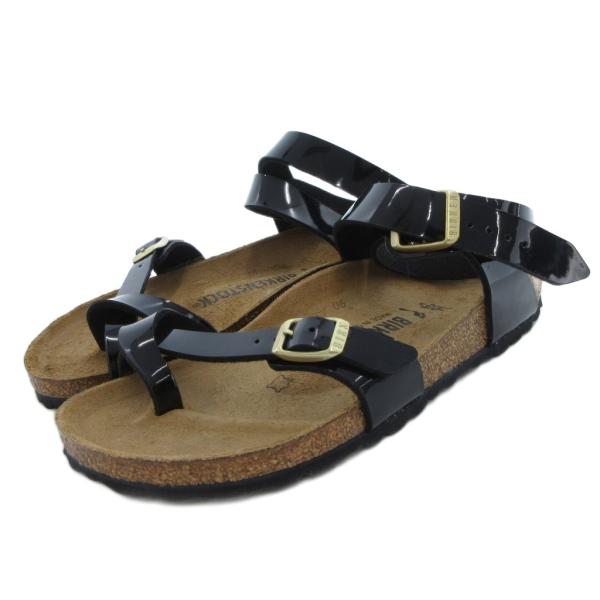 ビルケンシュトック BIRKENSTOCK 美品 YARA  サンダル 本革 レザー 23cm パテントブラック /UO レディース【ブランド】ビルケンシュトック BIRKENSTOCK【表記サイズ】23cm【実寸サイズ】最大幅：約9cm　...