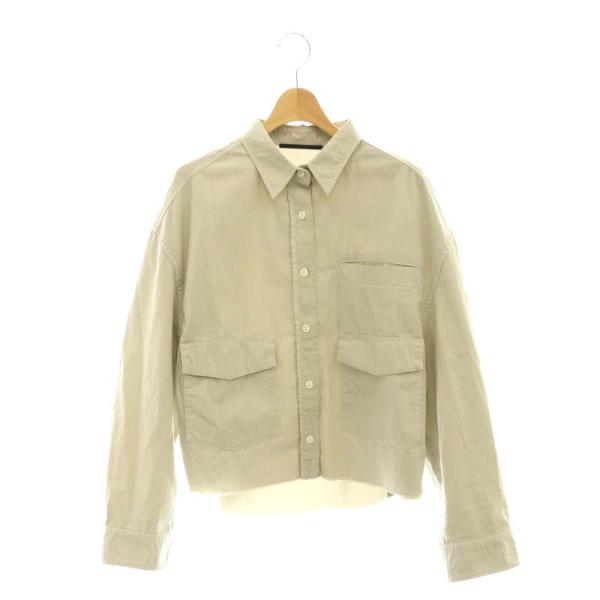 エーピーストゥディオ AP STUDIO アパルトモン 24SS ミリタリークロップドシャツ 長袖 グレー /DF ■OS レディース【ブランド】エーピーストゥディオ AP STUDIO【表記サイズ】サイズ表記なし（実寸サイズをご参考くださ...