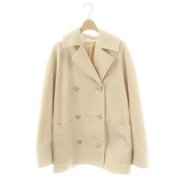 アンティミテ INTIMITE ショートコート ダブル F ライトベージュ /HK ■OS レディース【表記サイズ】F【実寸サイズ】肩幅：57cm　身幅：58cm　着丈：72.5cm　袖丈：52.5cm　　【素材】表生地：ポリエステル、レー...