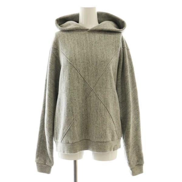 ロエベ LOEWE S540Y25X12 パズルフォルド フーディ パーカー レギュラーフィット プルオーバー 長袖 コットン S グレー【ブランド】ロエベ LOEWE【表記サイズ】S【実寸サイズ】身幅：54cm　着丈：58.5cm　ゆき丈...