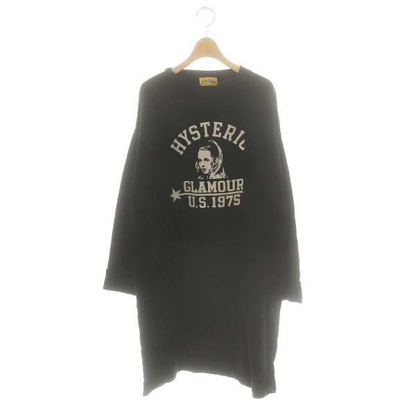 ヒステリック Hysteric INVERT LOGO ワンピース F ブラック /ES ■OS ■SH レディース【ブランド】ヒステリック Hysteric【表記サイズ】F【実寸サイズ】肩幅：60cm　身幅：56cm　袖丈：50.5cm　...