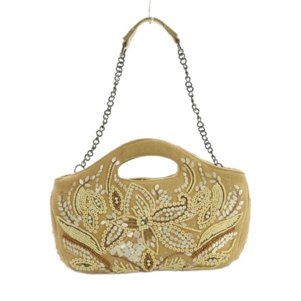 グレースコンチネンタル 2WAYバッグ ハンドバッグ ワンショルダーバッグ スパンコール ビーズ 刺繍 ベージュ /MI ■OS レディース【ブランド】グレースコンチネンタル GRACE CONTINENTAL【表記サイズ】表記なし【実寸サ...