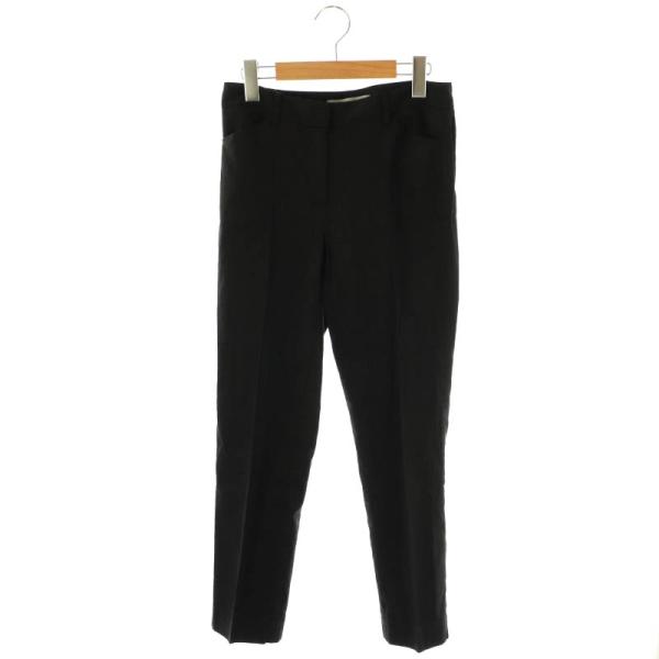 セオリーリュクス theory luxe CRUNCH テーパードパンツ リネン 36 ブラック /HK ■OS レディース【ブランド】セオリーリュクス theory luxe【表記サイズ】36【実寸サイズ】ウエスト：72cm　もも幅：22...