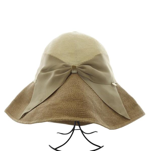 アシーナ ニューヨーク Athena New York RISAKO ツートーン ハット 帽子 麦わら リボンモチーフ つば広 アイボリー ベージュ【ブランド】アシーナ ニューヨーク Athena New York【実寸サイズ】つば：約12...