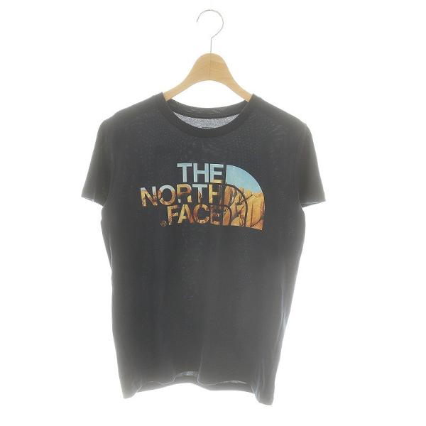 ザノースフェイス THE NORTH FACE NTW3902Z ロゴプリントTシャツ カットソー 半袖 M ネイビー マルチカラー /ES ■OS レディース【ブランド】ザノースフェイス THE NORTH FACE【表記サイズ】M【実寸...