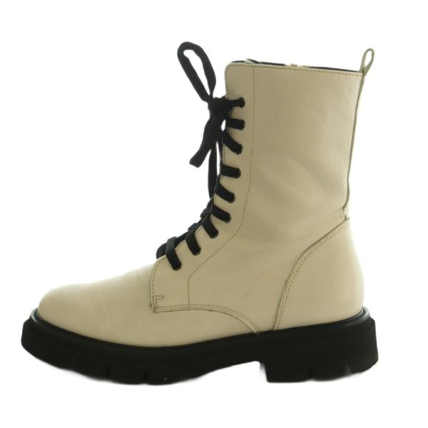 ルカグロッシ Luca Grossi GRACE CONTINENTAL 取り扱い ショートブーツ レースアップ 36 23.0cm 生成り /MI ■OS ■SH レディース【表記サイズ】36 23.0cm【実寸サイズ】筒周り：22cm　...