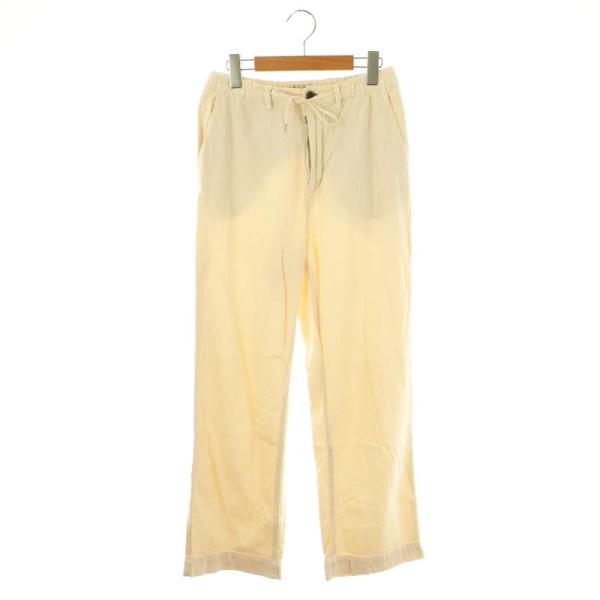 ヤヌーク YANUK RELAX Lilith カジュアルパンツ ストレート S アイボリー /AT ■OS レディース【ブランド】ヤヌーク YANUK【表記サイズ】S【実寸サイズ】ウエスト：68cm　もも幅：28cm　裾幅：23cm　股上...