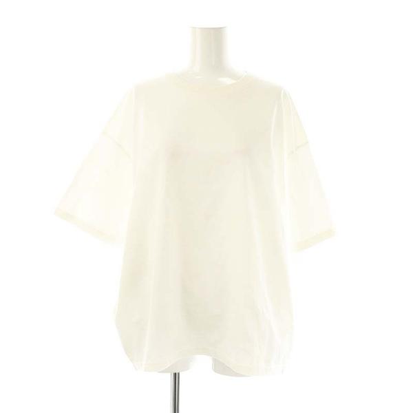 ジャーナルスタンダード JOURNAL STANDARD クルーネック半袖カットソー Tシャツ F ホワイト /DF ■OS レディース【ブランド】ジャーナルスタンダード JOURNAL STANDARD【表記サイズ】F【実寸サイズ】肩幅：...