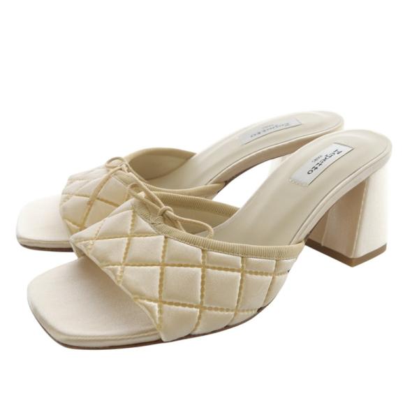 レペット Repetto Jordana Mules ミュール サンダル チャンキーヒール スクエアトゥ 36 ベージュ /SR レディース【ブランド】レペット Repetto【表記サイズ】36【実寸サイズ】ヒールの高さ：6.2cm　最大幅...
