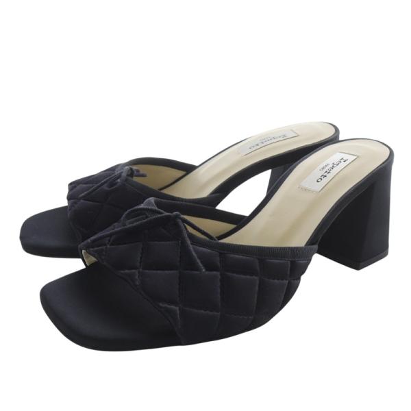 レペット Repetto Jordana Mules ミュール サンダル スクエアトゥ 36 黒 ブラック /SR59 レディース【ブランド】レペット Repetto【表記サイズ】36（約22.7cm）【実寸サイズ】ヒールの高さ：7cm　最...