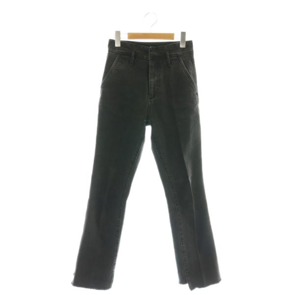 ファイブアンドハーフ FIVE AND HALF BEAUTY-LINE スリットパンツ ジーンズ カットオフデニム 26 チャコールグレー /SS【表記サイズ】26【実寸サイズ】ウエスト：約62cm　もも幅：約20cm　裾幅：約19cm　...