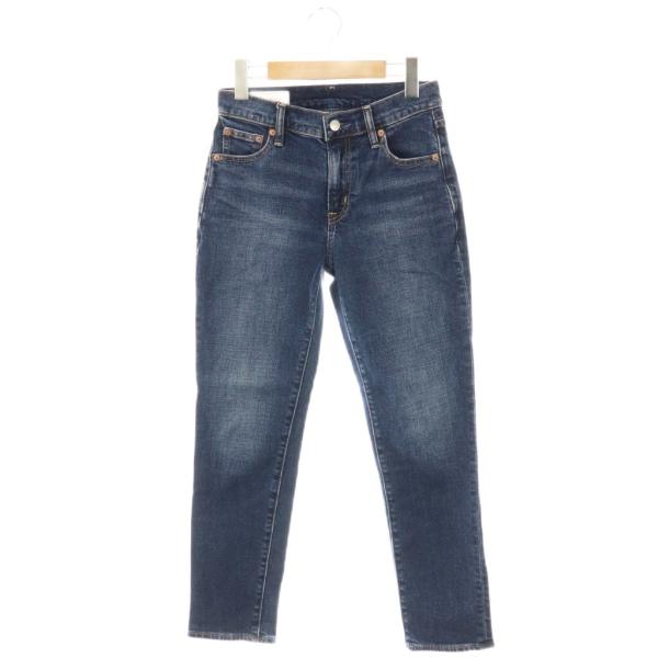 ギャップ GAP GF DK GLENDALE デニムパンツ ジーンズ ジッパーフライ コットン 23 紺 /NR ■OS レディース【ブランド】ギャップ GAP【表記サイズ】23【実寸サイズ】ウエスト：65cm　もも幅：22cm　裾幅：1...