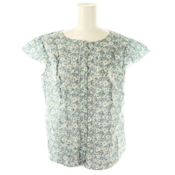 トッカ TOCCA FLORAL STORY ブラウス LIBERTY社オリジナル素材 洗える 4 オフホワイト マルチカラー /DO ■OS レディース【ブランド】トッカ TOCCA【表記サイズ】4【実寸サイズ】肩幅：36cm　身幅：45...