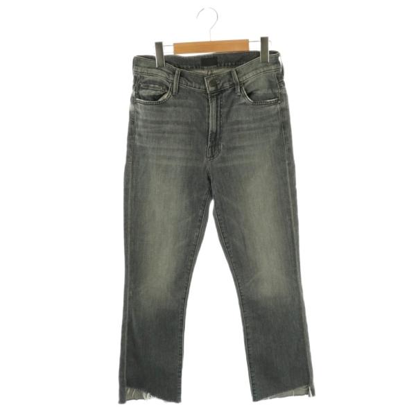 マザー mother AOS INSIDER CROP デニムパンツ ジーンズ ソフトブーツカット 28 グレー /ES ■OS レディース【ブランド】マザー mother【表記サイズ】28【実寸サイズ】ウエスト：70cm　もも幅：24.5...