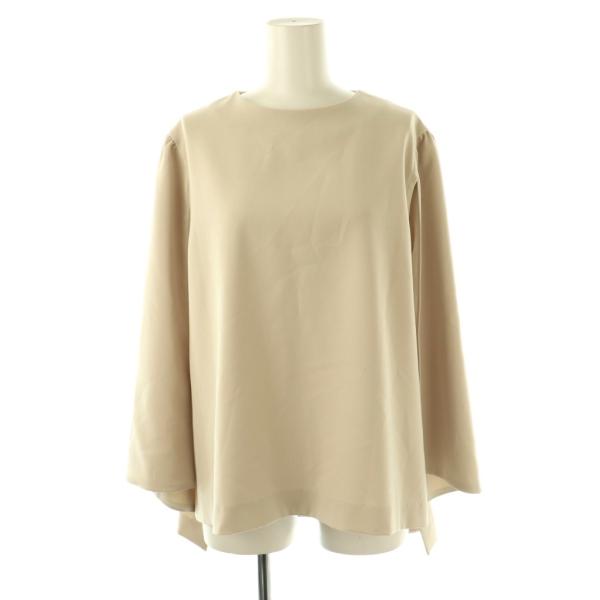 サトカ SATOKA Calla White ケープブラウス プルオーバー F ライトベージュ /DF ■OS レディース【表記サイズ】F【実寸サイズ】肩幅：38.5cm　身幅：47cm　着丈：66cm　袖丈：50.5cm　　【素材】表地 ...