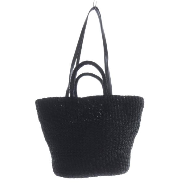 ユナイテッドアローズ UNITED ARROWS 25SS ダブル ハンドル ABACA ハンドバッグ ショルダーバッグ 2way 黒 ブラック /SR21 レディース【ブランド】ユナイテッドアローズ UNITED ARROWS【表記サイズ...