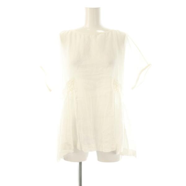 ヌキテパ NE QUITTEZ PAS! 24SS Ramie Smocking Short Sleeve Blouse ブラウス 半袖 プルオーバー オフホワイト /DO ■OS ■SH レディース【ブランド】ヌキテパ NE QUITTE...