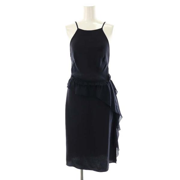 3.1 フィリップリム 3.1 phillip lim シルクキャミワンピース ミモレ ロング 0 紺 /NR ■OS ■SH レディース【ブランド】3.1 フィリップリム 3.1 phillip lim【表記サイズ】0【実寸サイズ】身幅：...