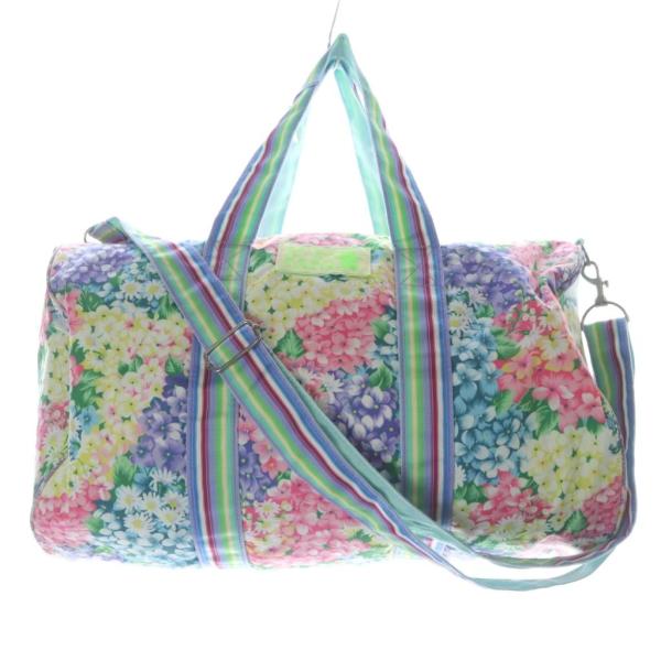 フェフェ fafa マルチフラワー ELZBIETA ボストンバッグ(L) ショルダーバッグ ハンドバッグ ピンク 水色 ライトブルー /SR キッズ【ブランド】フェフェ fafa【表記サイズ】実寸サイズをご参照ください。【実寸サイズ】持ち...