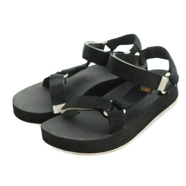 テバ Teva Midform Universal サンダル ストラップ US6 23.0cm 黒 /MI ■OS レディース【ブランド】テバ Teva【表記サイズ】US6 23.0cm【実寸サイズ】最大幅：9.5cm　アウトソール：24....