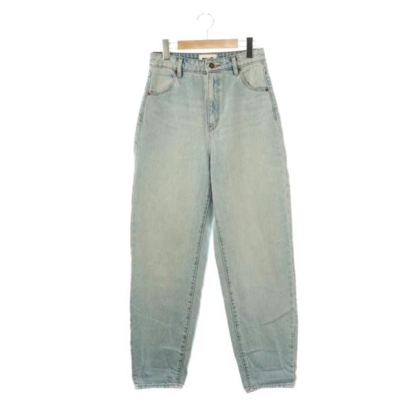 ローラス ROLLA'S ワイドデニムパンツ ジーンズ 26 水色 /AT ■OS レディース【表記サイズ】26【実寸サイズ】ウエスト：66cm　もも幅：28cm　裾幅：17cm　股上：32cm　股下：77cm　　【素材】綿【色】水色【状態...
