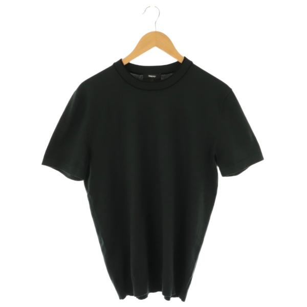 セオリー Theory GORIS TEE FINE BILEN Tシャツ カットソー ニットソー 半袖 S ブラック /ES ■OS メンズ【ブランド】セオリー Theory【表記サイズ】S【実寸サイズ】肩幅：42cm　身幅：49cm　着...