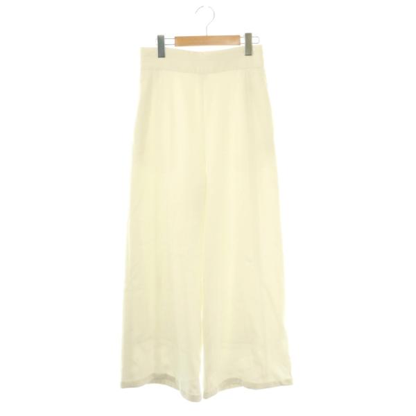 ル フィル LE PHIL 25SS 2WAYツイルワイドパンツ タック 1 白 /CX ■OS レディース【表記サイズ】1【実寸サイズ】ウエスト：64cm　もも幅：27cm　裾幅：34cm　股上：37cm　股下：66cm　　【素材】・表生...