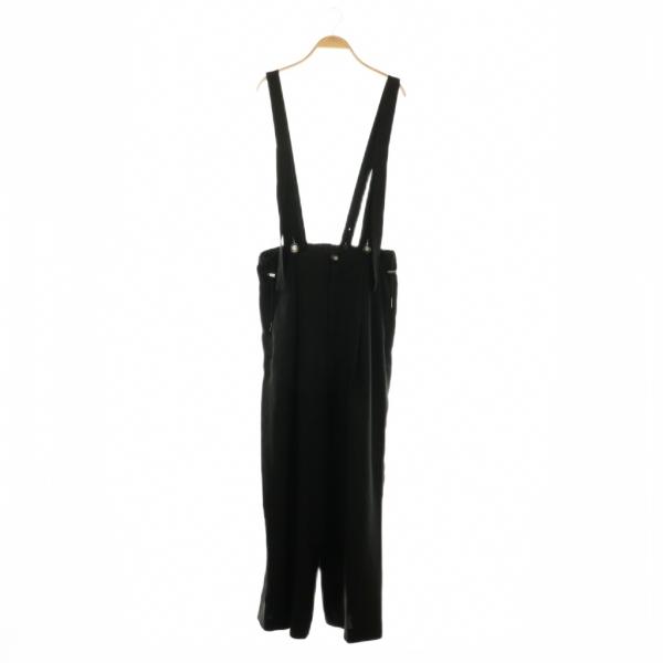 エンフォルド ENFOLD  24SS STRAP TROUSERS パンツ ワイド サスペンダー 38 黒 /CX ■OS 【ブランド】エンフォルド ENFOLD【表記サイズ】38【実寸サイズ】ウエスト：72cm　もも幅：34cm　裾幅：...
