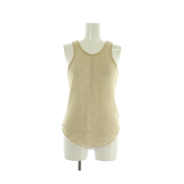 リトルスージー Little Suzie シースルーニットタンクトップ ONE ベージュ /MY ■OS ■SH レディース【表記サイズ】ONE【実寸サイズ】身幅：39cm　総丈：58cm　　【素材】本体 綿　別布 キュプラ 綿【色】ベージ...