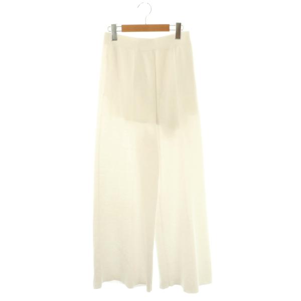 ドゥーズィエムクラス DEUXIEME CLASSE 25SS Celestial ワイドパンツ ニット リネン混 36 ホワイト /ES ■OS レディース【ブランド】ドゥーズィエムクラス DEUXIEME CLASSE【表記サイズ】36...