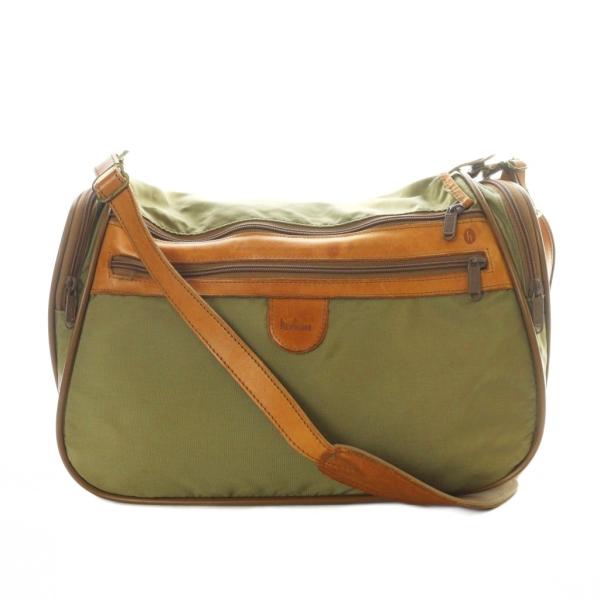 ハートマン HARTMANN ショルダーバッグ レザー ナイロン カーキ 茶色 ブラウン /RI ■OS メンズ レディース【ブランド】ハートマン HARTMANN【表記サイズ】実寸サイズをご参照ください。【実寸サイズ】持ち手の長さ：-cm...