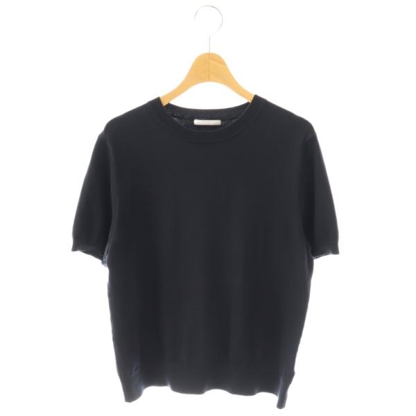 セオリーリュクス theory luxe 25SS Washable Silk Shay Sweater ニット セーター 半袖 シルク 040 ネイビー /ES ■OS レディース【ブランド】セオリーリュクス theory luxe【表記...