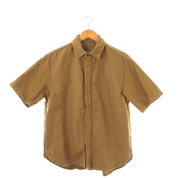 サカイ sacai 24SS Moleskin Shirt ショートスリーブモールスキンシャツ 半袖 1 ブラウンベージュ 24-03309 /DO ■OS メンズ【ブランド】サカイ sacai【表記サイズ】1【実寸サイズ】肩幅：48cm　...