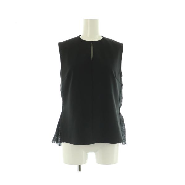 ヴィンカトーキョー VINCA TOKYO バックレース ノースリーブブラウス シースルー プルオーバー 38 ブラック /MY ■OS ■SH レディース【表記サイズ】38【実寸サイズ】身幅：48cm　着丈：53-59cm　　【素材】表地...