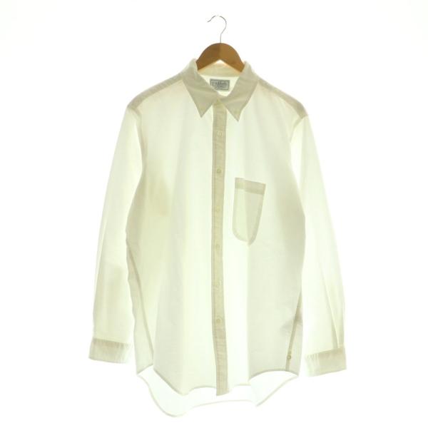 アンライクリー Unlikely 24SS Button Down Shirtsシャツ コットン L 白 /CX ■OS ■AD メンズ【表記サイズ】L【実寸サイズ】肩幅：49cm　身幅：65cm　着丈：85cm　袖丈：65cm　　【素材】...