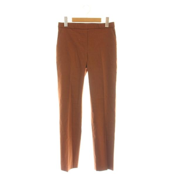 セオリー Theory ECO CRUNCH WASH TREECA PULL ON J パンツ テーパード 2 茶 ブラウン /AT ■OS レディース【ブランド】セオリー Theory【表記サイズ】2【実寸サイズ】ウエスト：70cm　も...