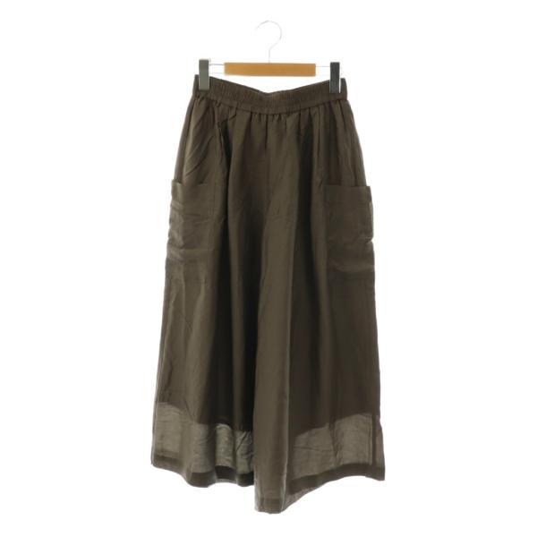 ジャーナルスタンダード JOURNAL STANDARD Cuギャザーワイドクロップドパンツ イージー 36 茶 /NR ■OS レディース【ブランド】ジャーナルスタンダード JOURNAL STANDARD【表記サイズ】36【実寸サイズ】...