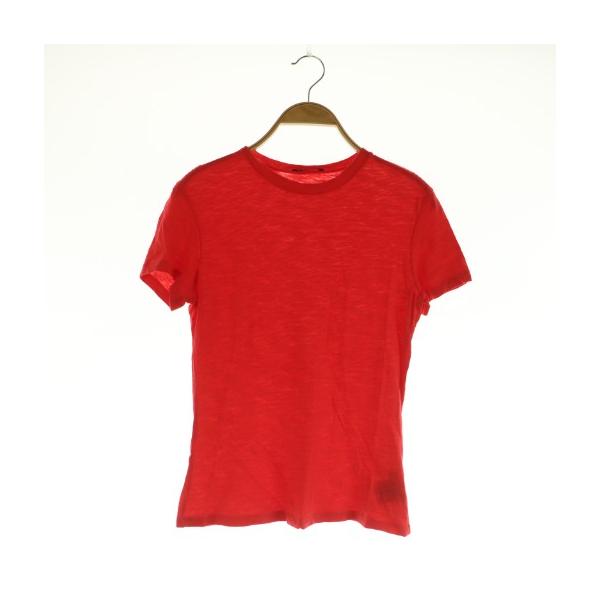 セオリー Theory Nebulous Pure Tiny Tee 2 J Tシャツ 半袖 カットソー S レッド /MY ■OS レディース【ブランド】セオリー Theory【表記サイズ】S【実寸サイズ】肩幅：39cm　身幅：41cm　...